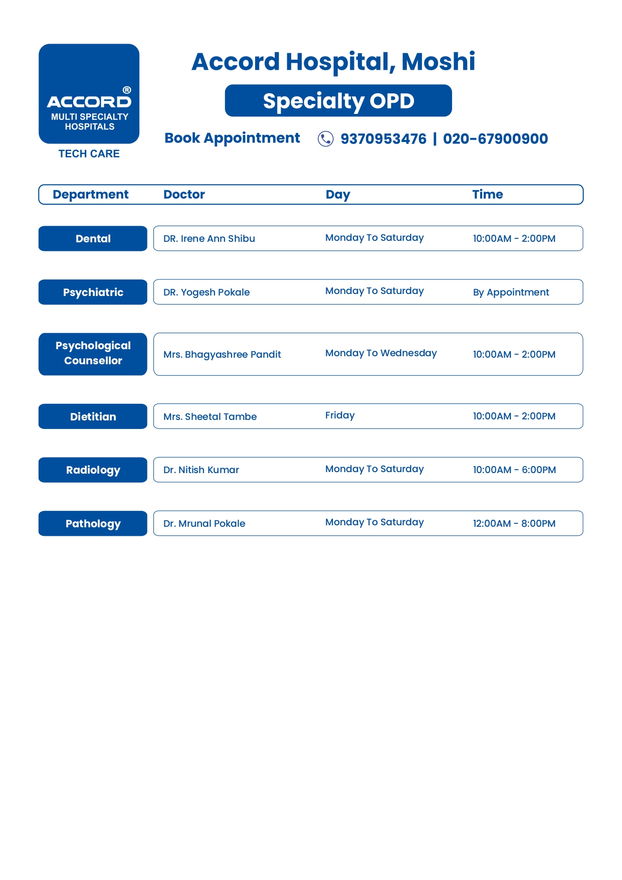 Accord Family Health Card - Accord Hospitals - Moshi